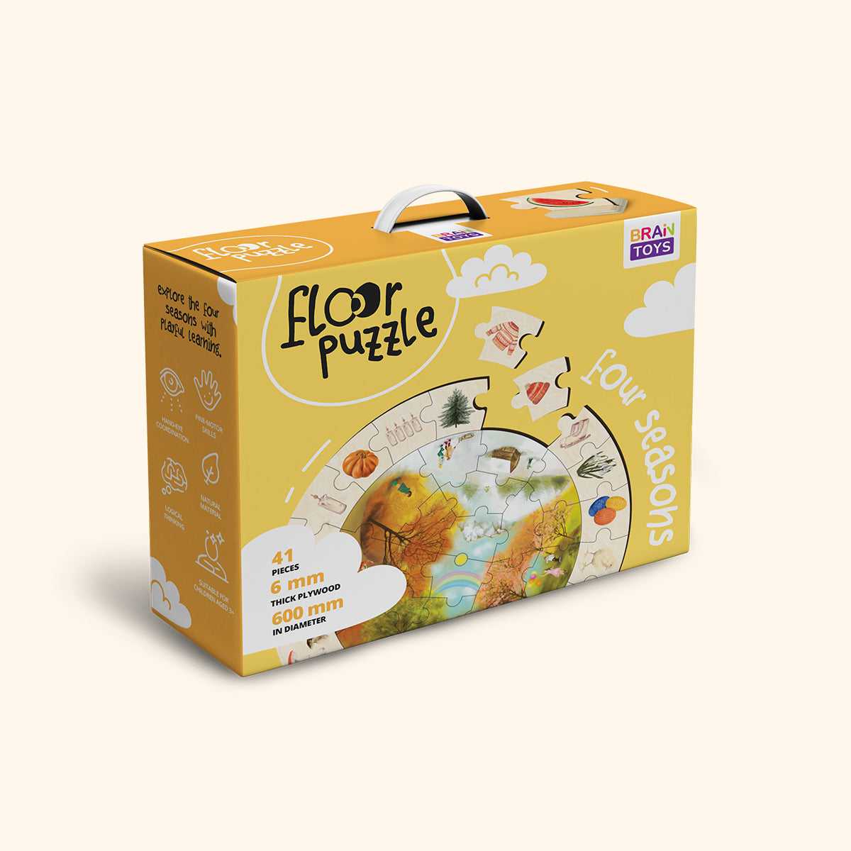 Podlahové puzzle - 4 ročné obdobia – Lerni.sk